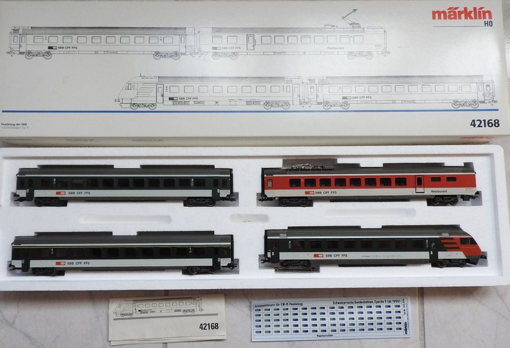 SBB Pendelzug Märklin Set 42168 H0 OVP (Gebraucht) in Salez für CHF 179 – mit Lieferung auf ...