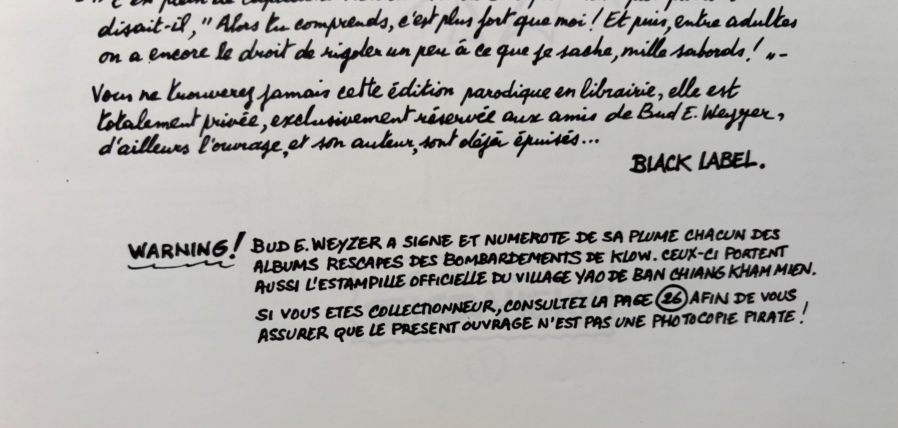 Tintin en Thaïlande - Bud E. Weyzer / Édition Ziedaneky (Gebraucht) in ...
