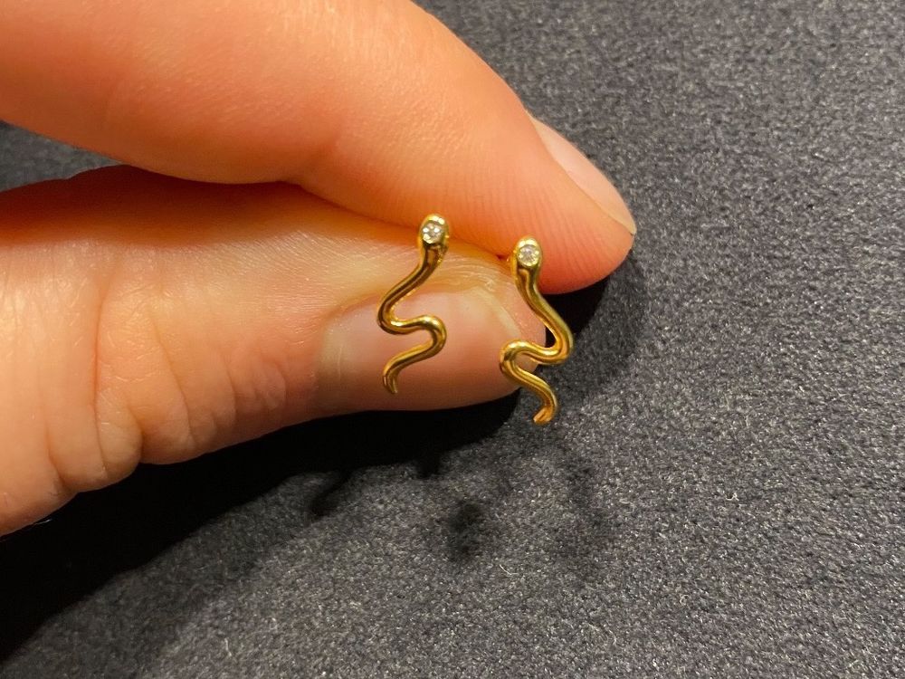 Ohrstecker 925 Silber, Schlange (Neu (gemäss Beschreibung)) in Anglikon für CHF 6.5 – mit ...