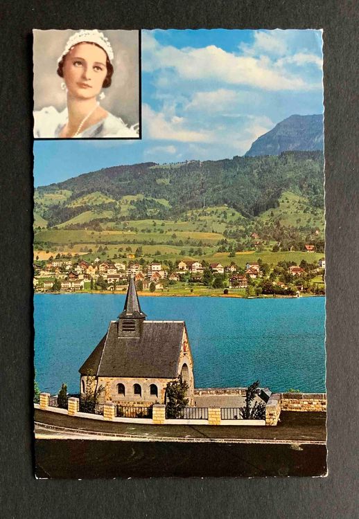 AK Küssnacht am Rigi Gedächtniskapelle Königin Astrid (Gebraucht) in Goldau für CHF 3 – mit ...