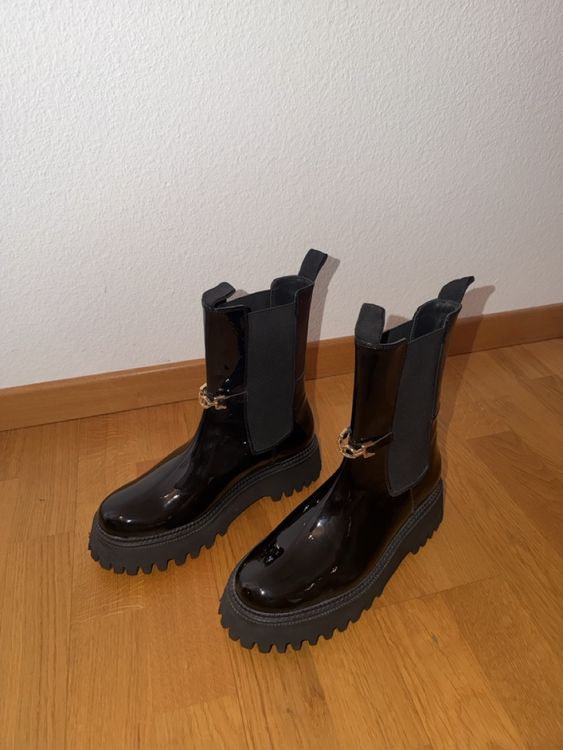 Chelsea Boots Mit Kette