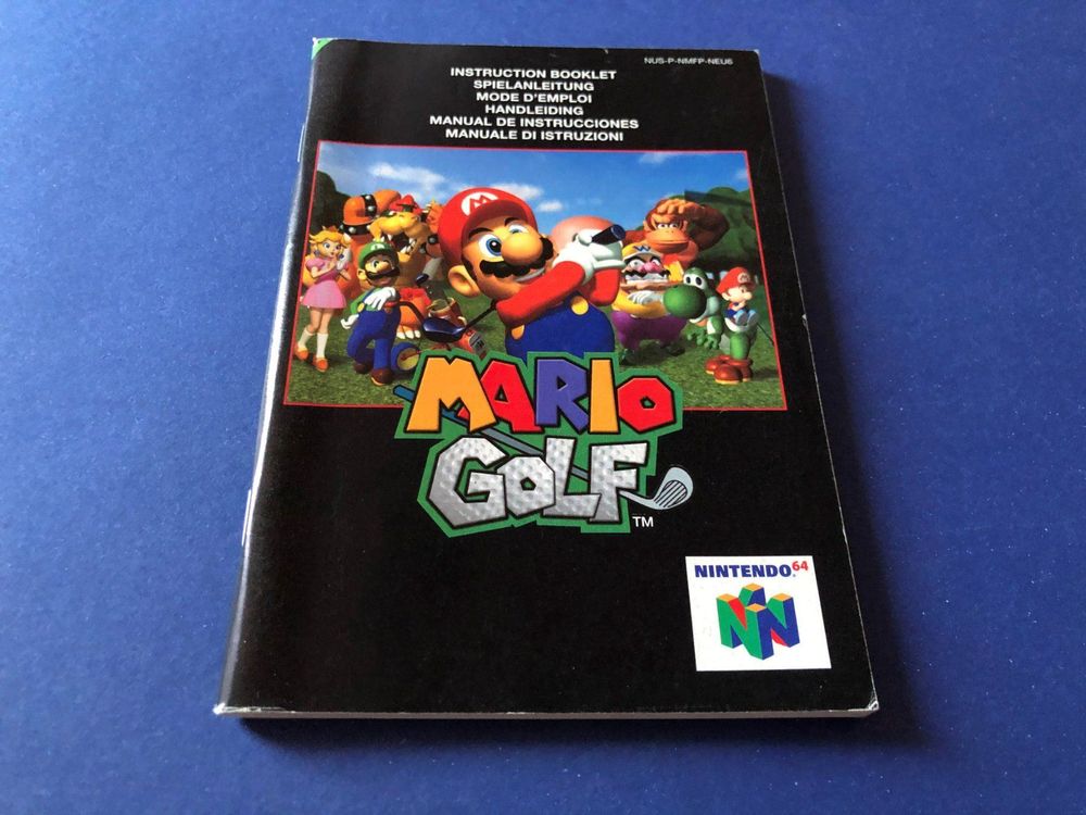 ANLEITUNG FÜR MARIO GOLF NINTENDO 64 | Kaufen auf Ricardo