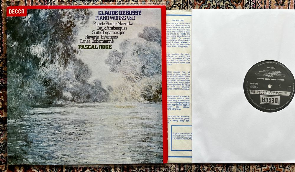 Debussy Pascal Rogé Piano Works Vol1 Decca SXL 6855 UK LP 🛀 (Gebraucht ...
