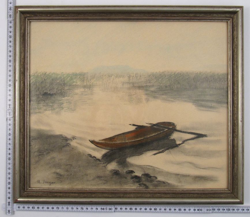 August Jaeger (1881-1954) - Ruderboot, Bielersee & Jolimont (Gebraucht ...