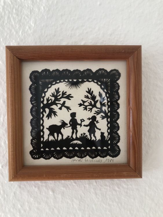 Heidi Widmer original Scherenschnitt 1984 (Gebraucht) in flawil für CHF 35 – mit Lieferung auf ...