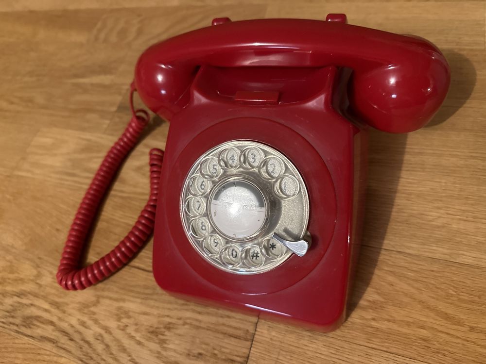 Analog Telefon Vintage in rot | Kaufen auf Ricardo