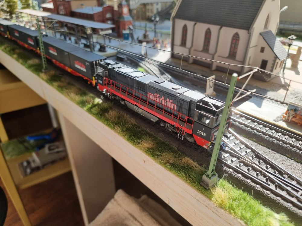 Loco. classe G 2000 BB (Marklin 37217) + 5 Wagons containers (Gebraucht ...