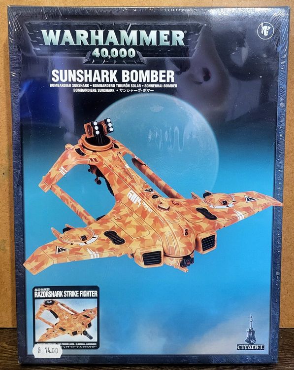 Warhammer 40K Tau Sunshark Bomber Razorshark OVP 2 (Neu und ...