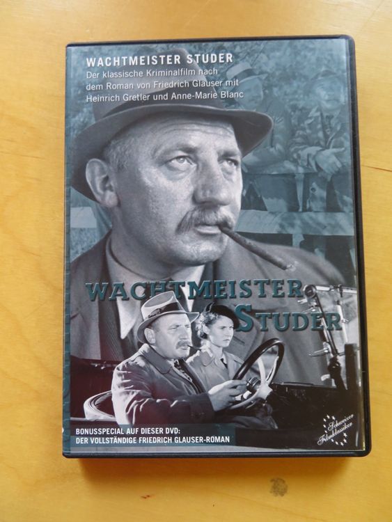 Wachtmeister Studer Schweizer Film Heinrich Gretler Glauser (Gebraucht ...