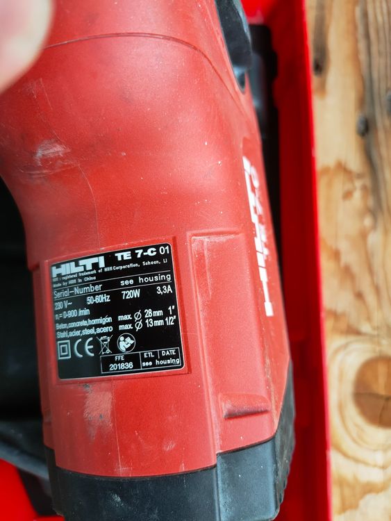 Hilti TE 7-C (Gebraucht) in für CHF 370 – mit Lieferung auf Ricardo kaufen