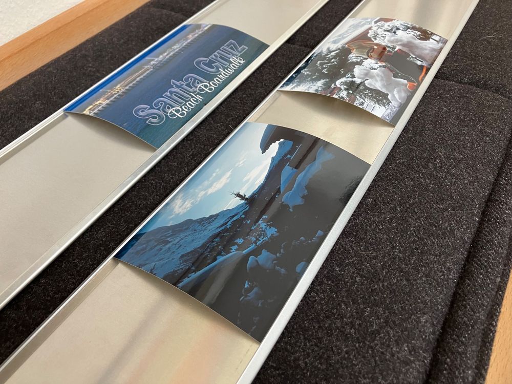 Cadre / support alu pour photos et cartes postales (D'occasion) à Le ...