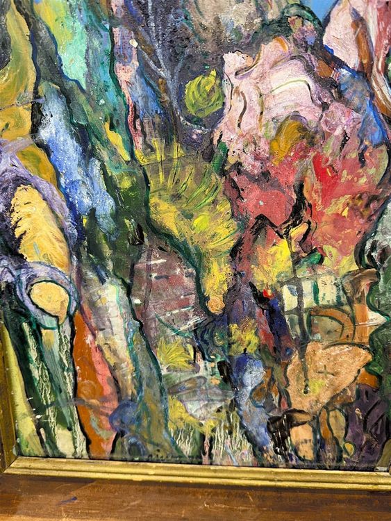 ABSTRAKTE Gemälde SIGNIERT. | Kaufen auf Ricardo