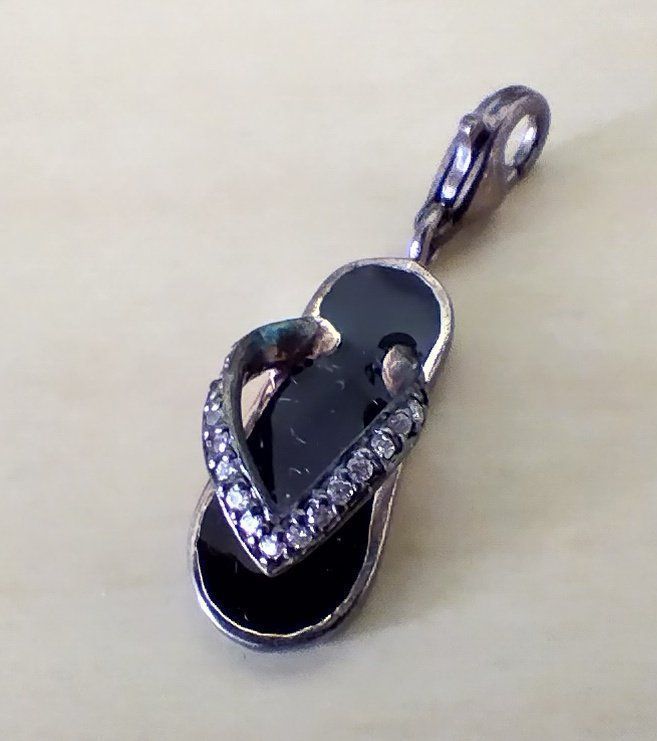 TS THOMAS SABO *FLIP-FLOP* CHARM ANHÄNGER SILBER | Kaufen auf Ricardo