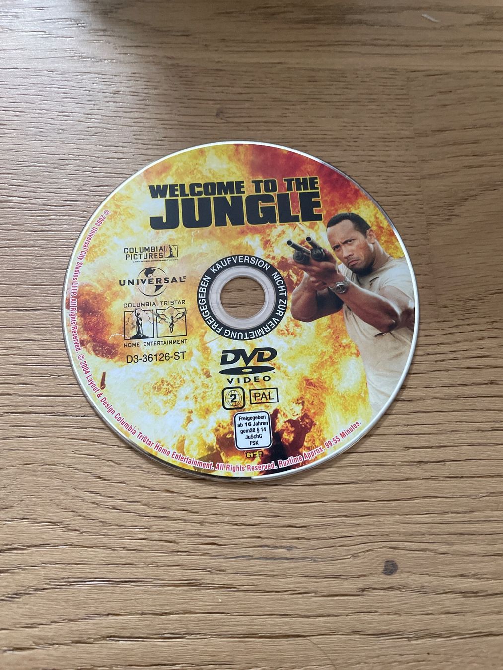 DVD: Welcome to the Jungle (The Rock) Action Film Top! 54 (Gebraucht ...