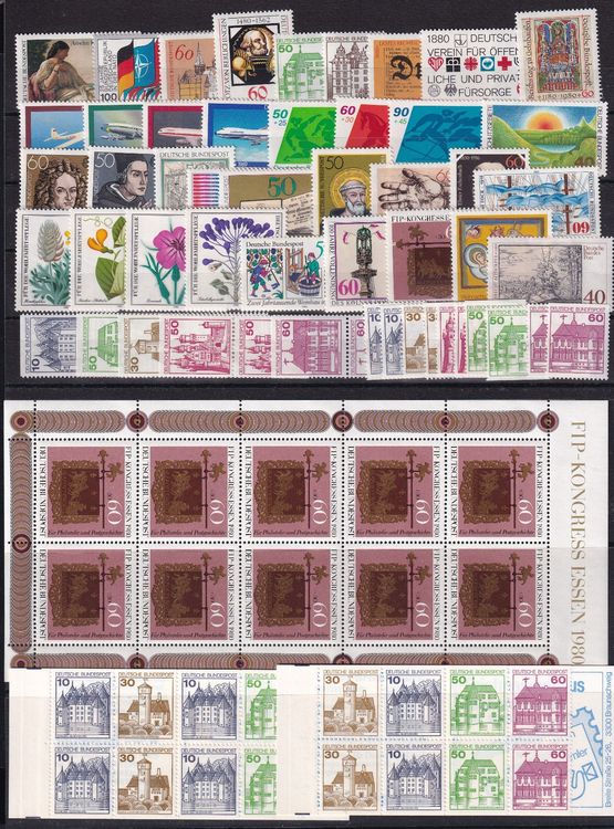 BRD: Jahreszusammenstellung 1980 / Postfrisch | Kaufen auf Ricardo