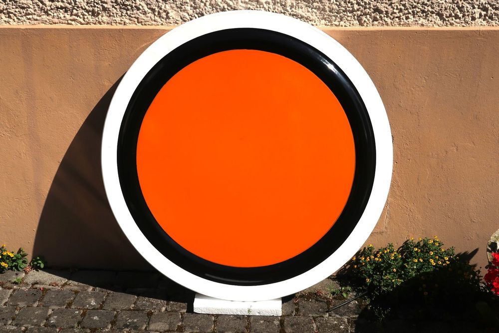 Vorsignal Scheibe der DB nicht SBB, Formsignal, Email Schild (Gebraucht ...