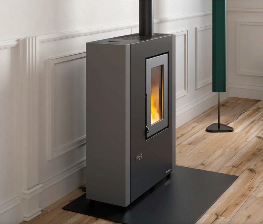 Poêle à granulés étroit ventilé Luisella 5.0 Maxi Extraflame (Neuf avec ...