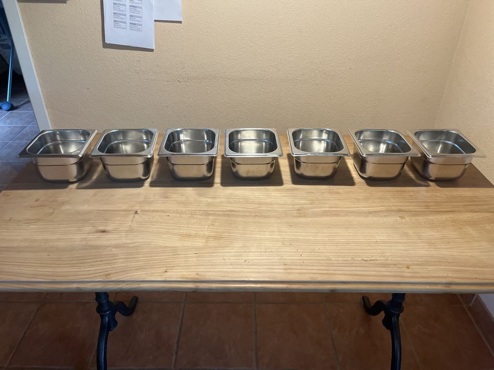 7 x1/6 Gastronorm Behälter 10 cm FRANKE (Gebraucht) in Dittingen für ...