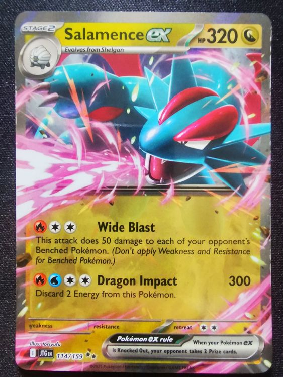 Pokemon Salamence Ex 114/159 Journey Together EN (Neu (gemäss Beschreibung)) in Cousset für CHF ...