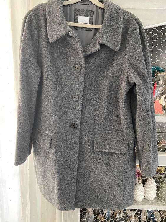 Winter Woll - Kurzmantel gefüttert grau XL Maddison neu | Kaufen auf ...