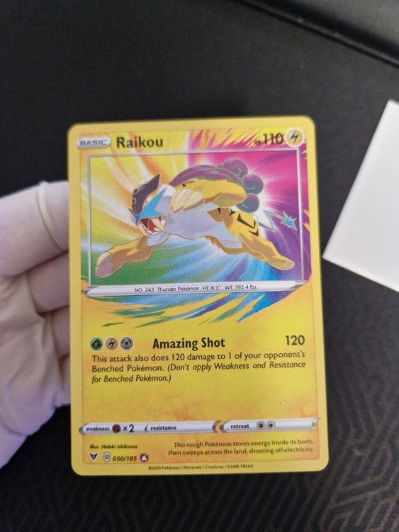 Raikou Amazing Rare Pokemon Karte (D'occasion) à Killwangen pour CHF 3 ...