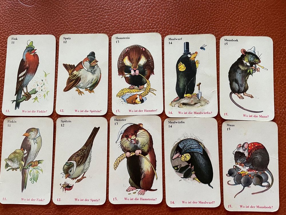 Schwarzer Peter / Kinder Karten Spiel / antik / um 1920 (Gebraucht) in ...