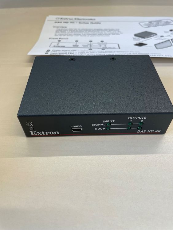 Extron DA2 HD 4K - HDMI 4K-Verteilverstärker (Neu und originalverpackt ...