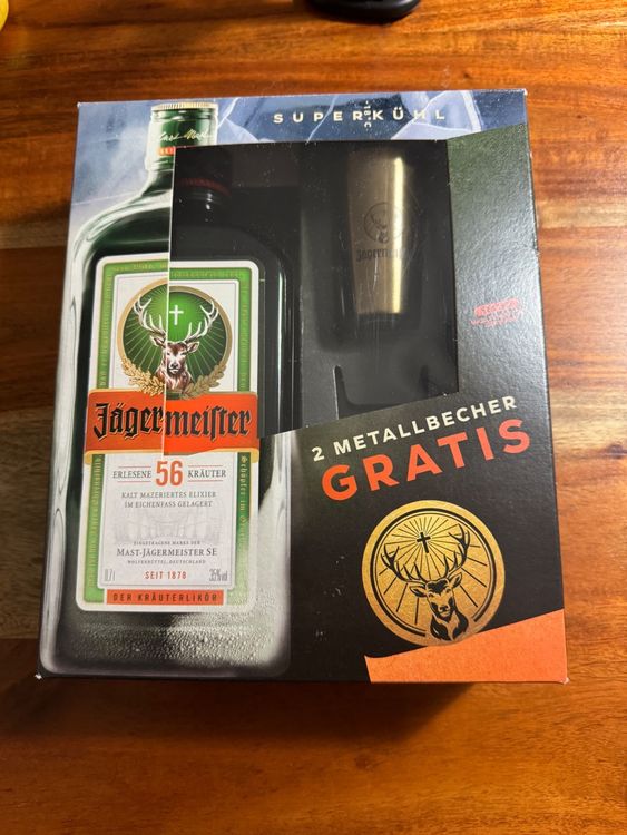 Neu: Jägermeister Geschenkverpackungen (Neu und originalverpackt) in Widnau für CHF 15 – mit ...