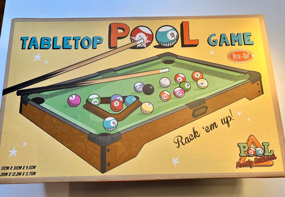 Mini Table Top Pool Billiards (Gebraucht) in für CHF 12 – mit Lieferung ...