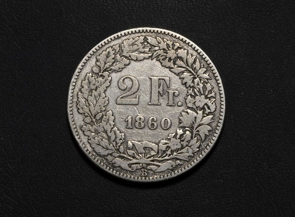 2 Franken 1860 (Gebraucht) in Oberglatt für CHF 45 – mit Lieferung auf Ricardo kaufen