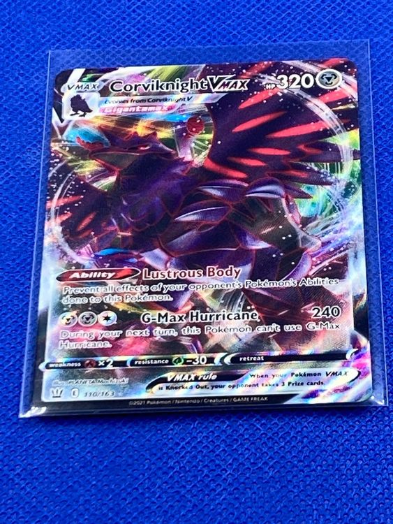 Pokemon Battle Style Corviknight VMAX 110 / 163 EN | Kaufen auf Ricardo