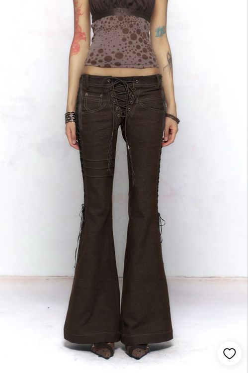 Jean Bootcut Marron Pixie Rebels, Taille L, Jamais porter (Neuf avec emballage d'origine) à ...