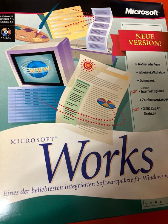 Microsoft Works 4.5 Deutsch (Neu und originalverpackt) in Wetzikon ZH ...