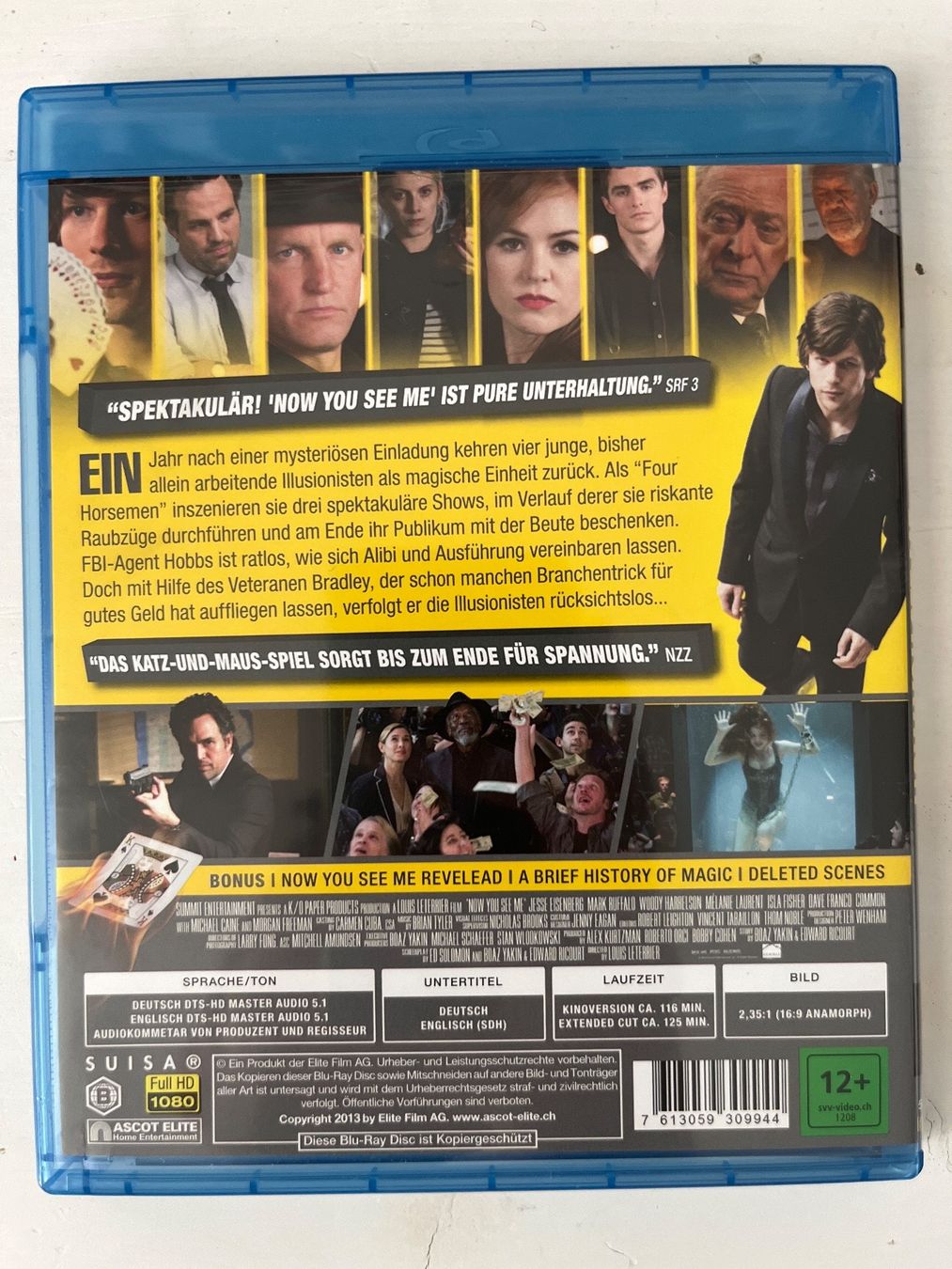 Now You See Me (2013), Blu-ray - Extended Cut (Neu (gemäss Beschreibung ...