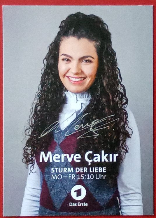 Merve Çakır Autogramm signiert Fotopostkarte 10x15cm (Gebraucht) in ...