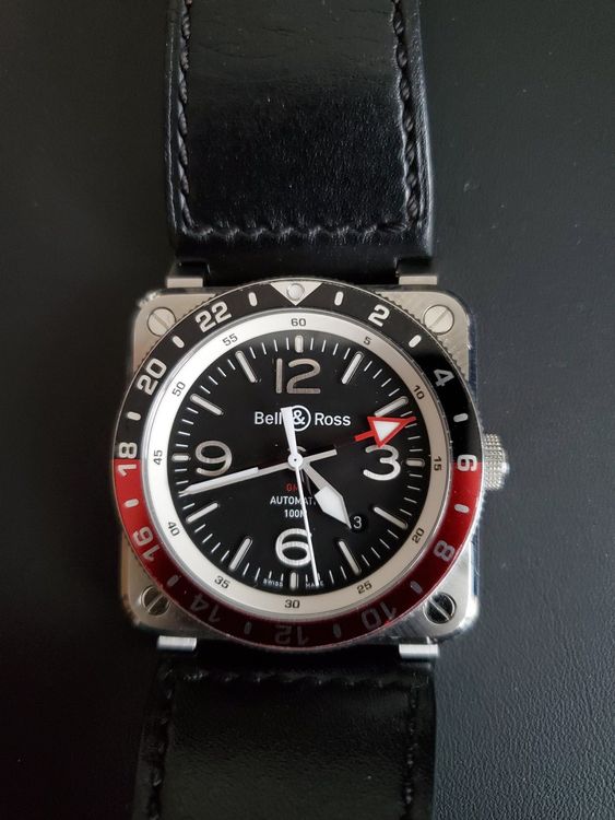 Bell & Ross GMT - BR03-93-S mit Box u Papieren | Kaufen auf Ricardo