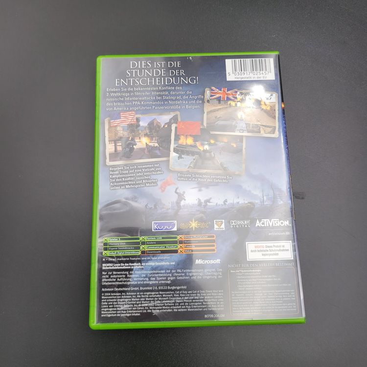 Call of Duty Finest Hour Xbox | Kaufen auf Ricardo