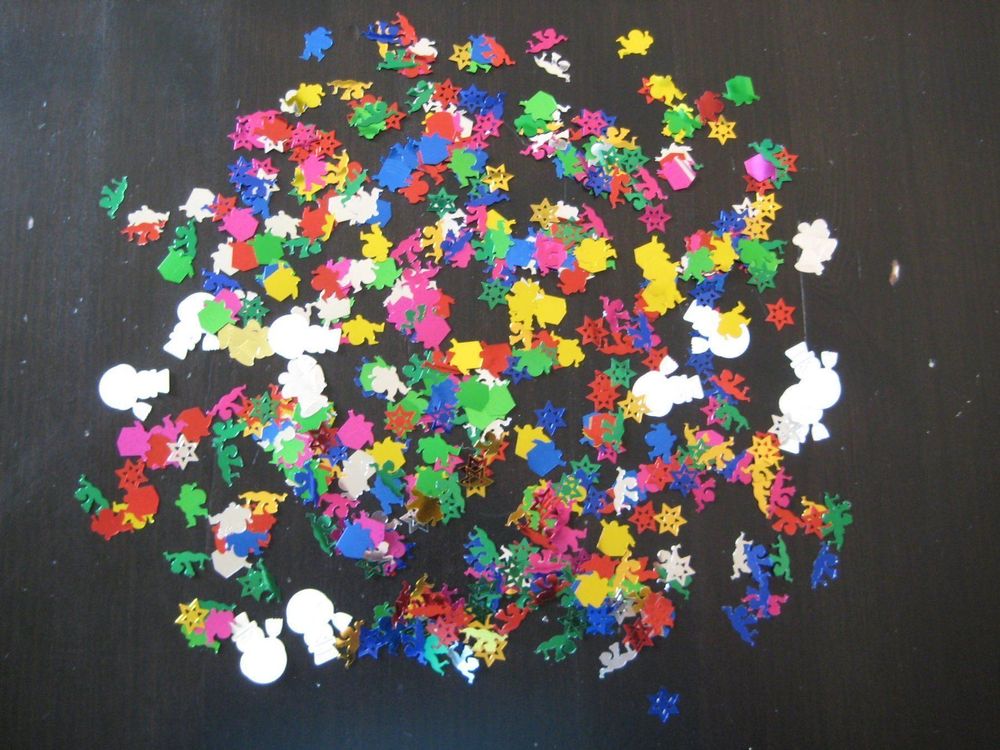 Glitter Streudeko - Engel/Schneemänner | Kaufen auf Ricardo