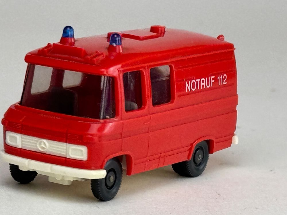 Wiking Mercedes 407 Krankenwagen Feuerwehr Notruf 112 (Gebraucht) in ...
