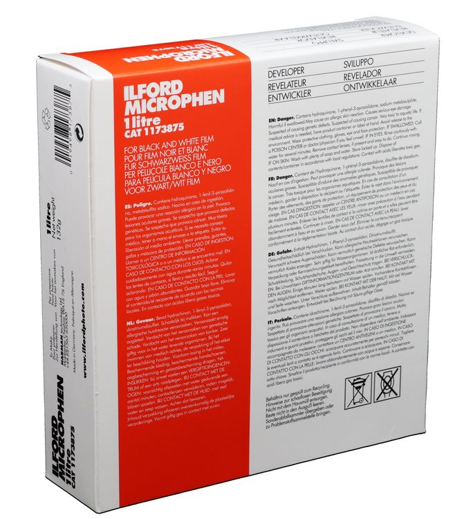 Ilford Microphen Filmentwickler, 1 Liter (Neu und originalverpackt) in ...