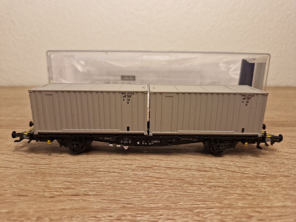 Roco 76787 Containerwagen DB H0 (D'occasion) à St-Aubin-Sauges pour CHF ...