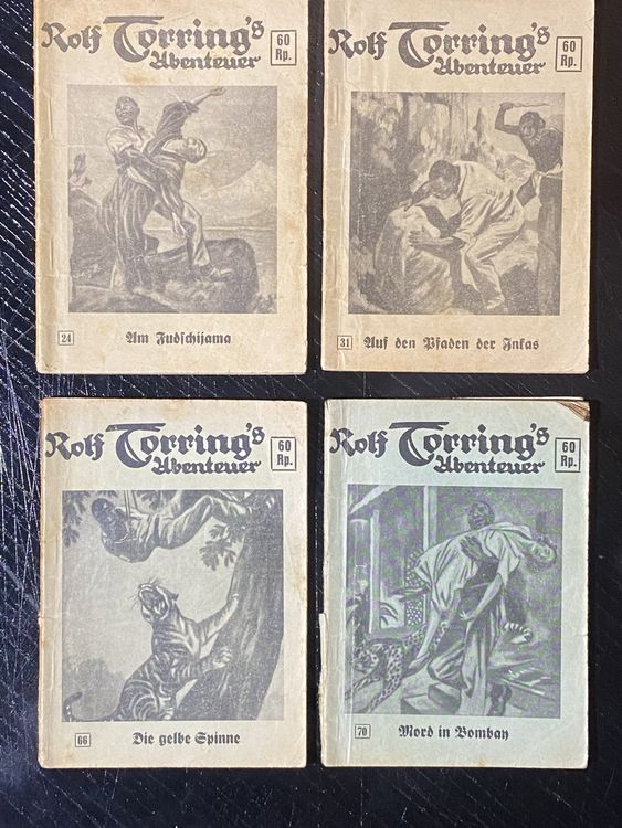 4 Rolf Torring Abenteuerhefte, guter Zustand für Antik | Kaufen auf Ricardo