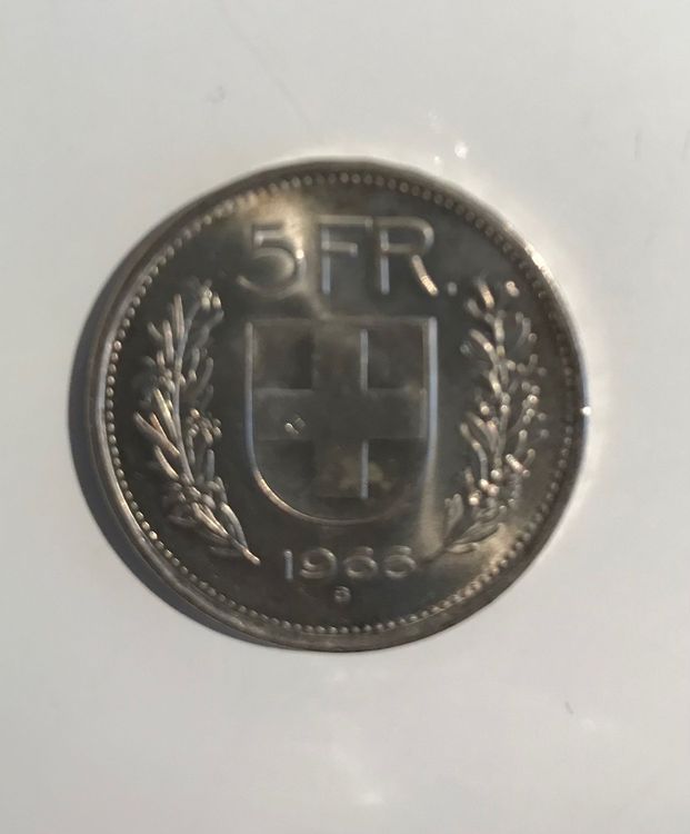 5.-Fr. Silbermünze 1967 | Kaufen auf Ricardo