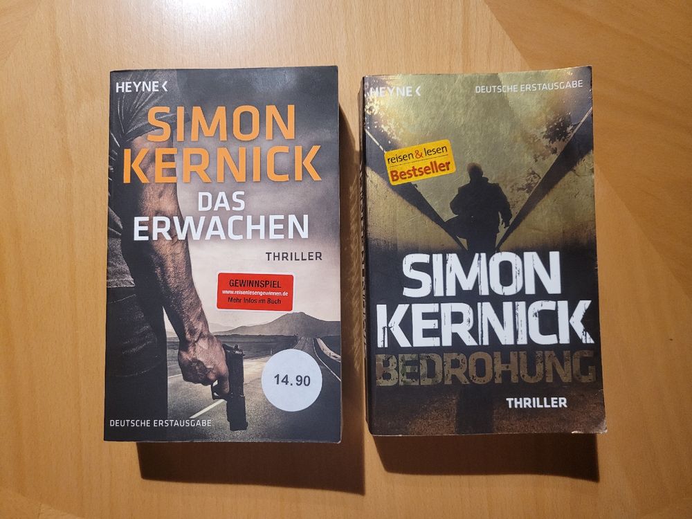 Zwei Bücher von Simon Kernick "Bedrohung" und "Das Erwachen" | Kaufen ...
