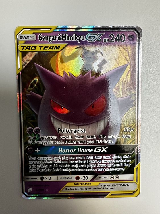 Pokemon Gengar & Mimikyu GX | Kaufen auf Ricardo