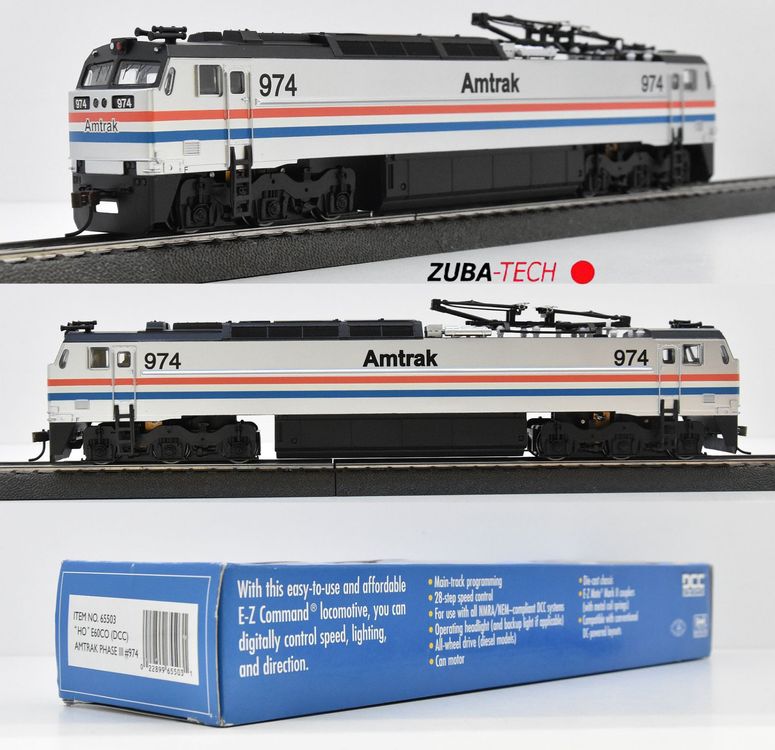 Bachmann 65503 E-Lok E60CO Amtrak H0 GS DCC Digital mit OVP (Gebraucht) in St. Gallen für CHF 97 ...