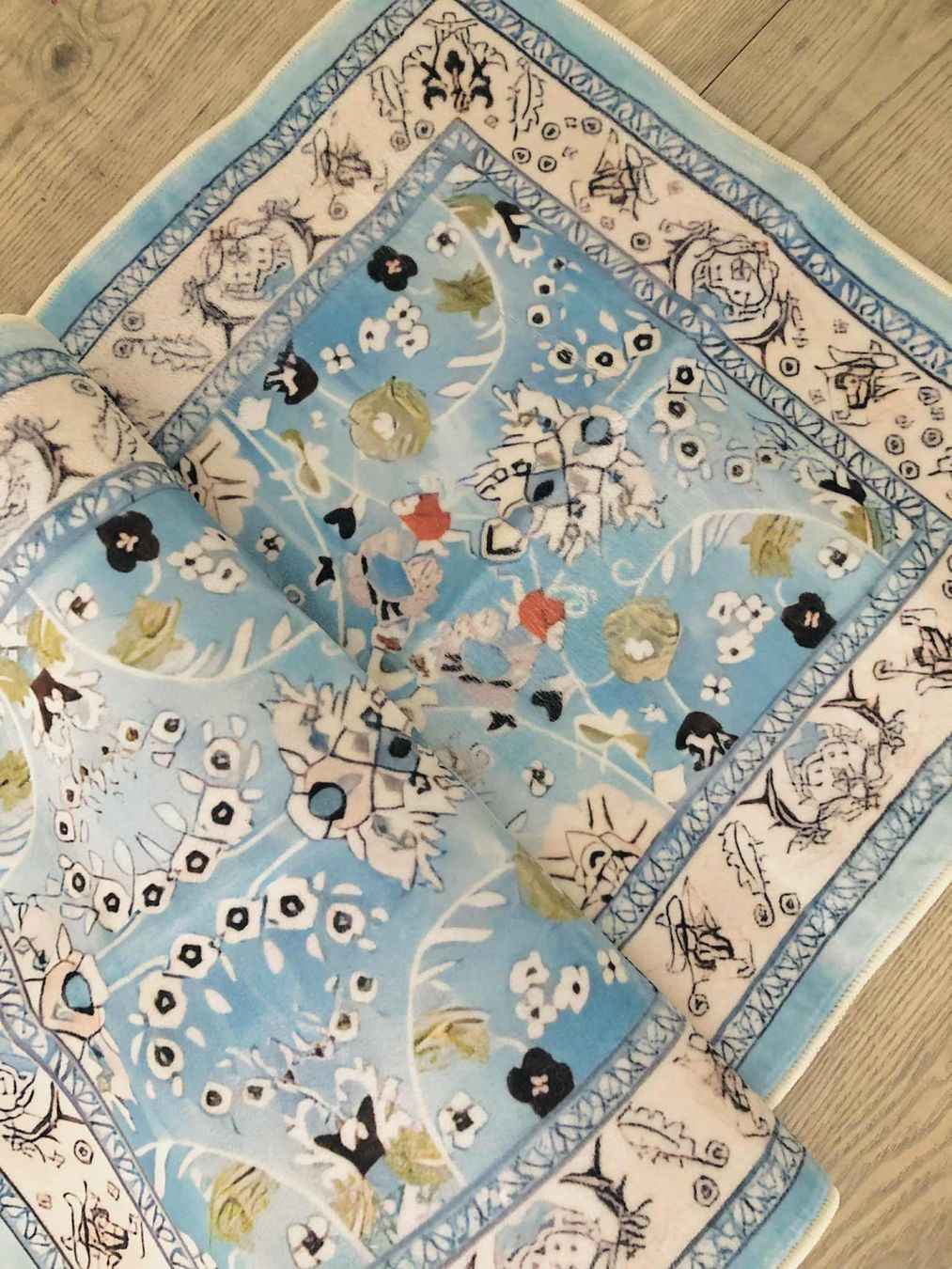 Hübsche Läufer Shabby Chic Optik- flauschig pflegeleicht neu (Neu ...