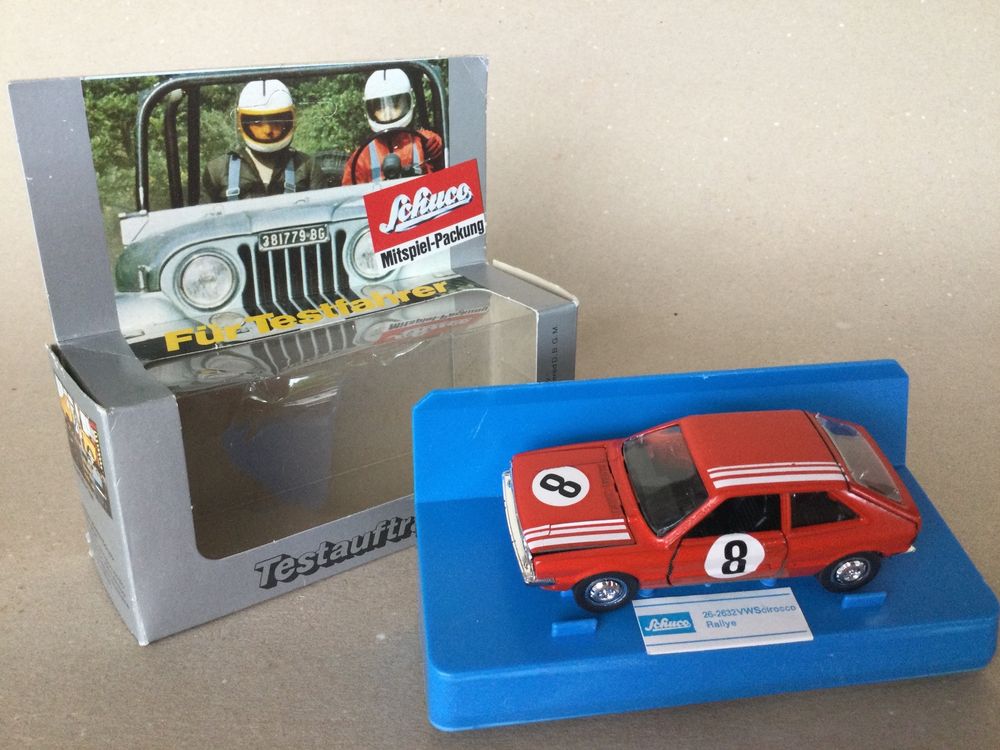 Schuco VW- Scirocco Rallye Modellauto 2632 | Kaufen auf Ricardo