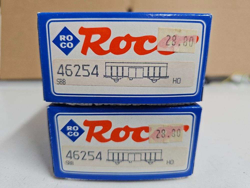 ROCO 46254 X 2 Wagons couvert à portes coulissantes dès1.-fr | Acheter ...