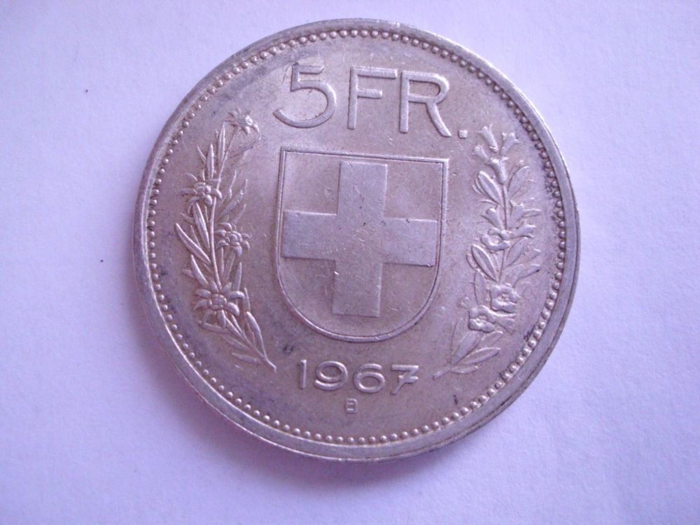 5 Franken 1967 (Gebraucht) in Birsfelden für CHF 9 – mit Lieferung auf Ricardo kaufen